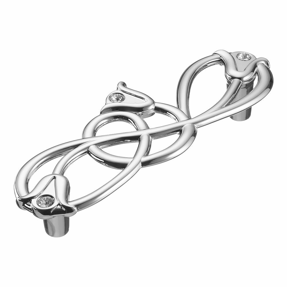 Ручка мебельная скоба GIUSTI LINEA LUXURY WMN672.096. KR02 полированный хром