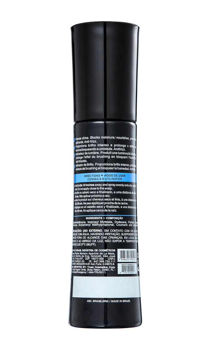 Спрей для волос TRUSS Professional Fluid Shine120ml, блеск, против пушения, для вьющихся и тусклых волос. — фото 1