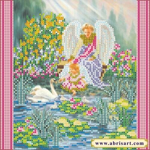 Схема для вышивания бисером Райский сад