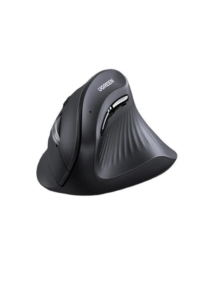 Мышь bluetooth UGREEN MU008, вертикальная, черная