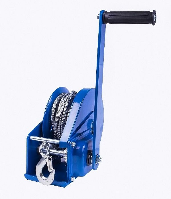 Лебедка ручная TOR ЛБ-1800 BHW г/п 0,81 т с канатом 10м