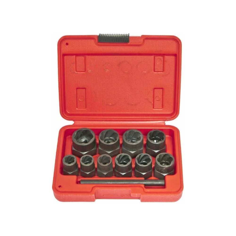 Набор головок для поврежденных болтов и гаек 3/8 , 11пр.(9-17, 19мм), Эврика в кейсе