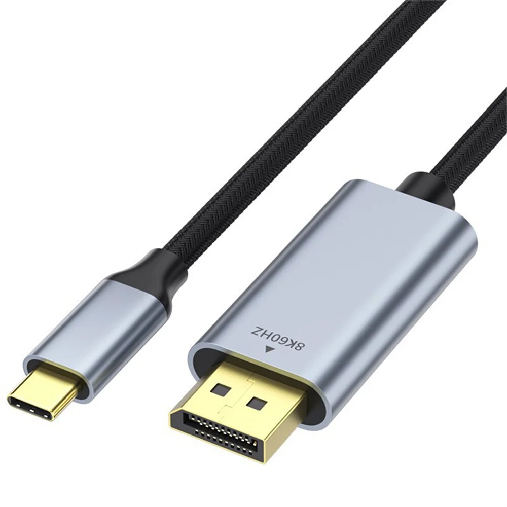 Кабель Vothoon USB-C — DisplayPort 1.4, 8K 60 Гц, Односторонняя Передача Аудио И Данных Для Ноутбуков Type-C, Galaxy S25U