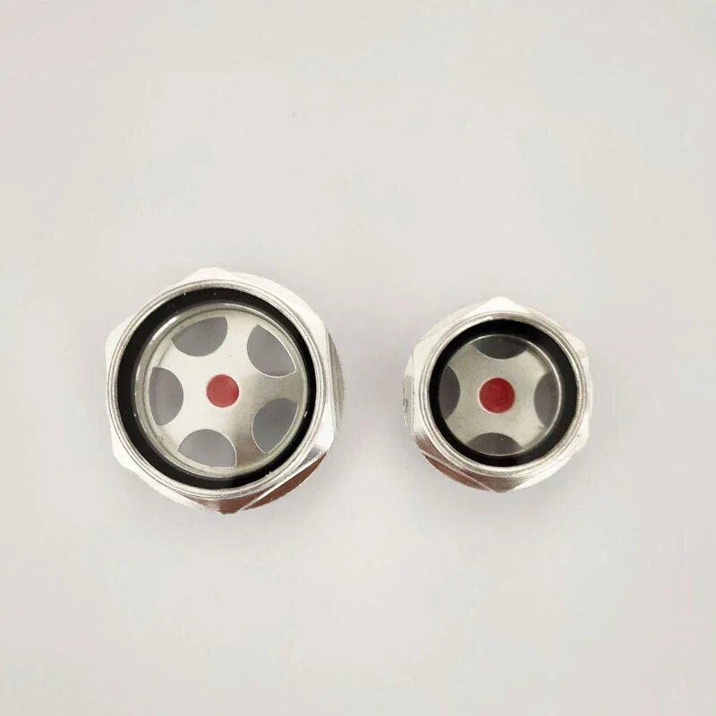 Окно уровня масла для воздушного компрессора BSP, алюминиевая резьба 3/4"