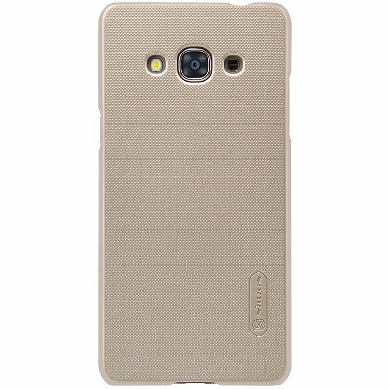 Накладка Nillkin Frosted Shield пластиковая для Samsung Galaxy J3 Pro (2016) j3110 Gold (золотая)