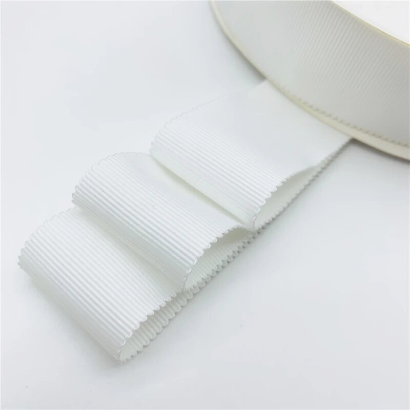 Черно-белая лента из полиэстера CyanRafts 6/9/16/19/25/38/50 мм Белый, White, 25mm 5ards