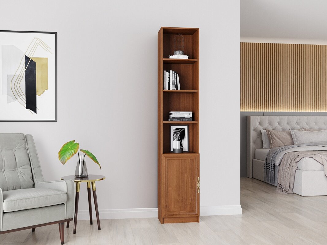 Книжный шкаф МебельЛэнд24 Карлос - 13 40x29x203