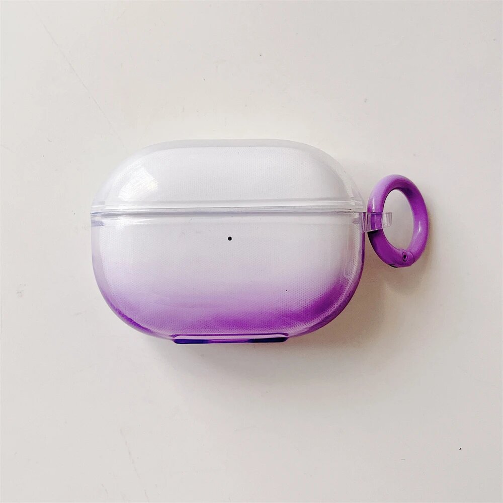 Прозрачный силиконовый чехол для наушников Xiaomi Redmi Buds 5 Pro Purple