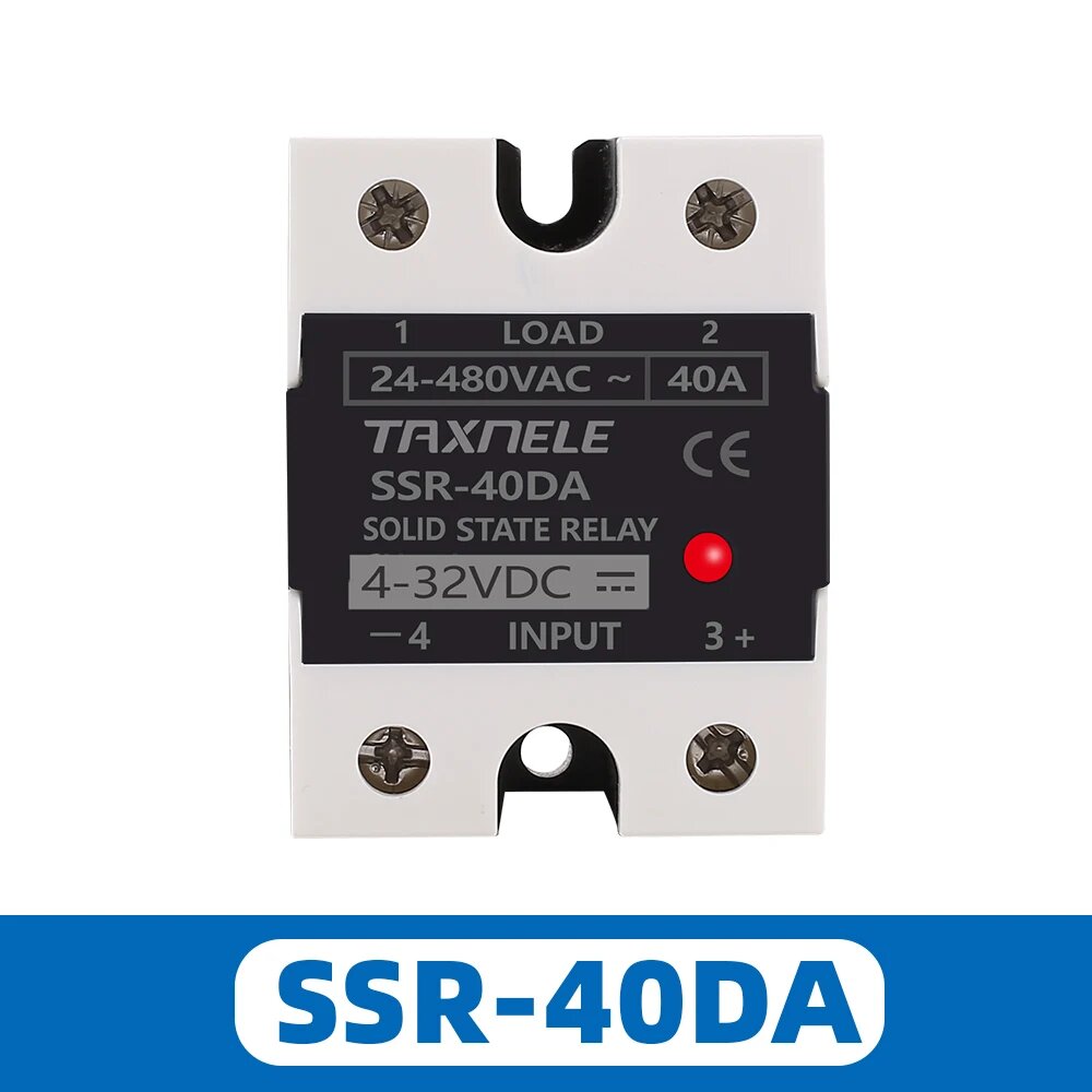 TAXNELE SSR-40DA Твердотельное реле 24-480VAC 40A