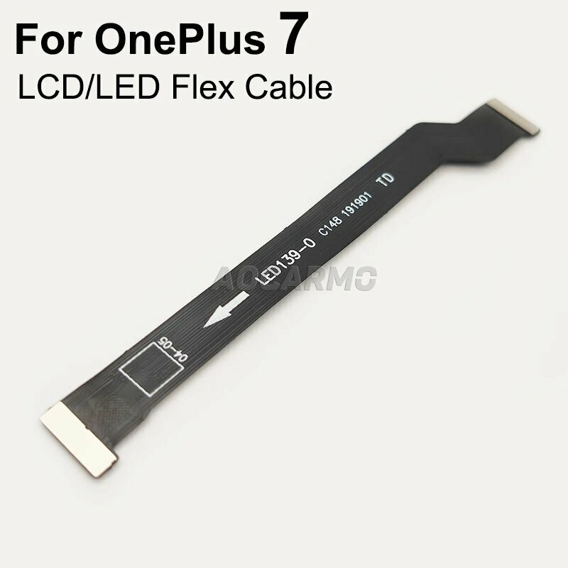 Aocarmo для OnePlus 7 / 7T Pro 7Pro LCD светодиодный разъем подключения дисплей экран гибкий 7