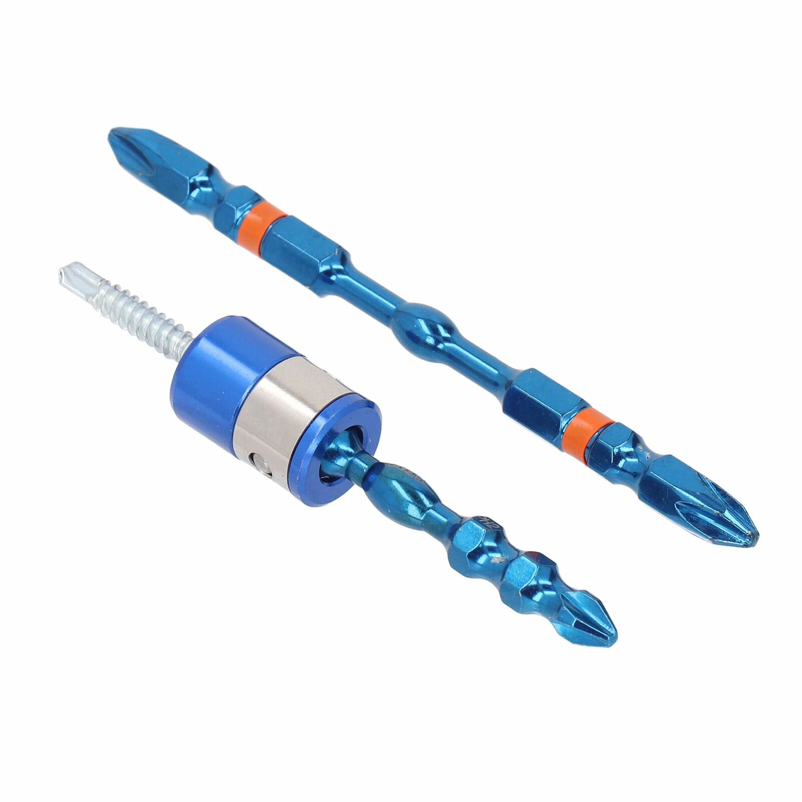 2 шт. двухсторонние отвертки-биты 1/4 сильная магнитная крестовая головка для ручной электрической дрели