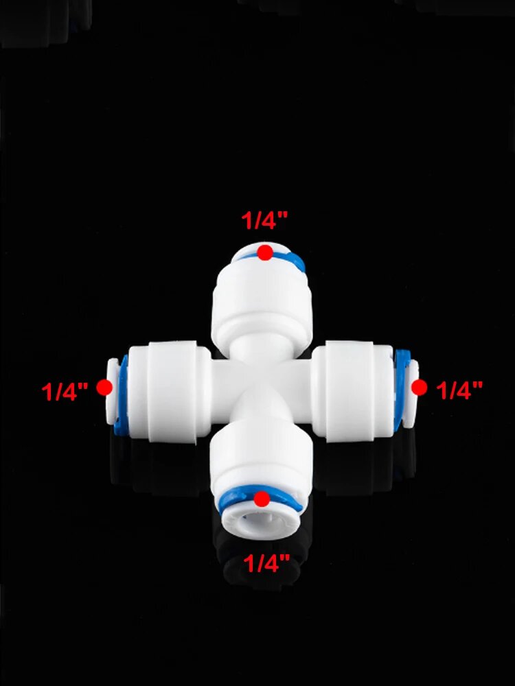 Пластиковые фитинги для системы обратного осмоса 2