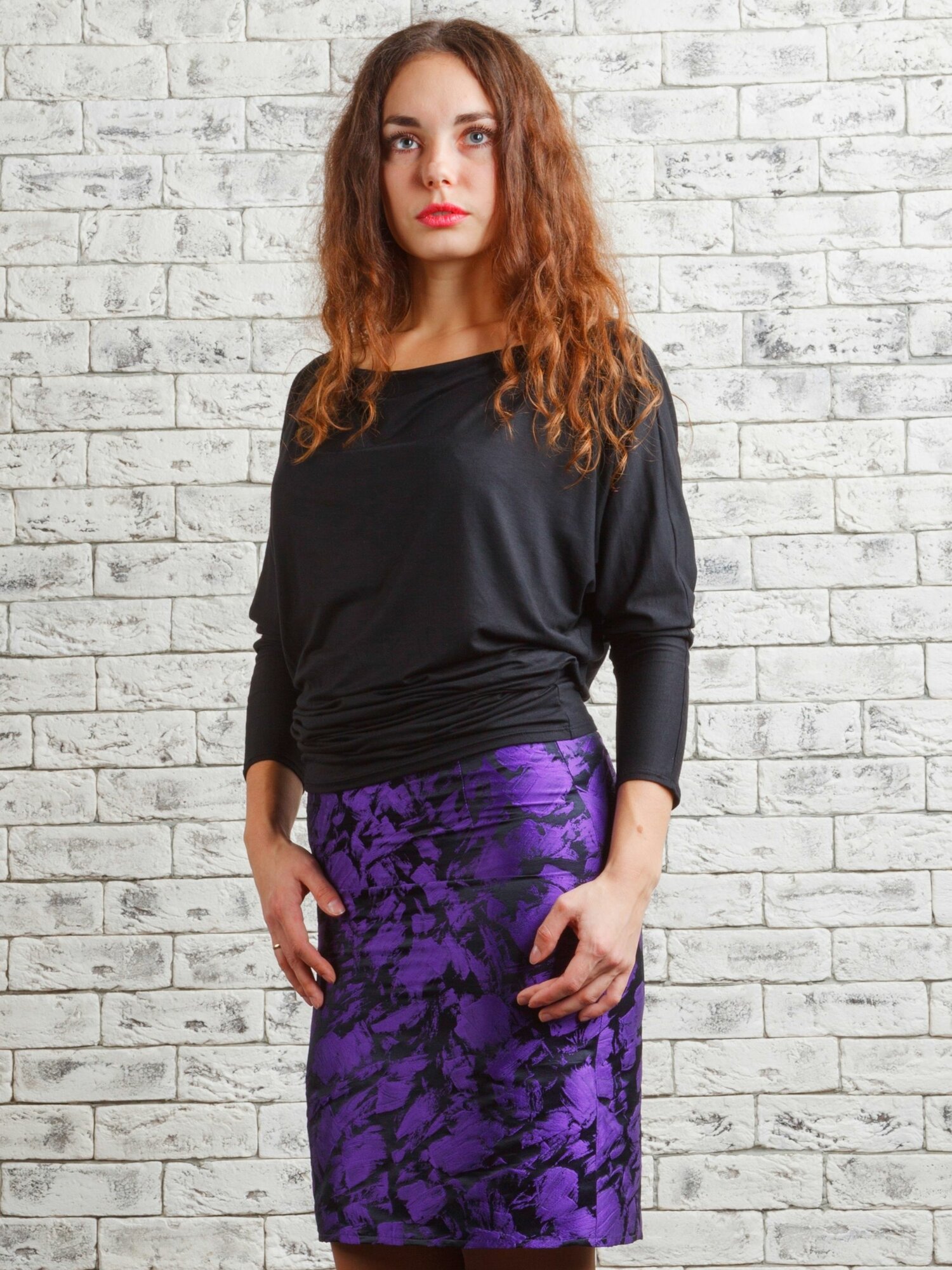 Юбка из жаккарда Италия