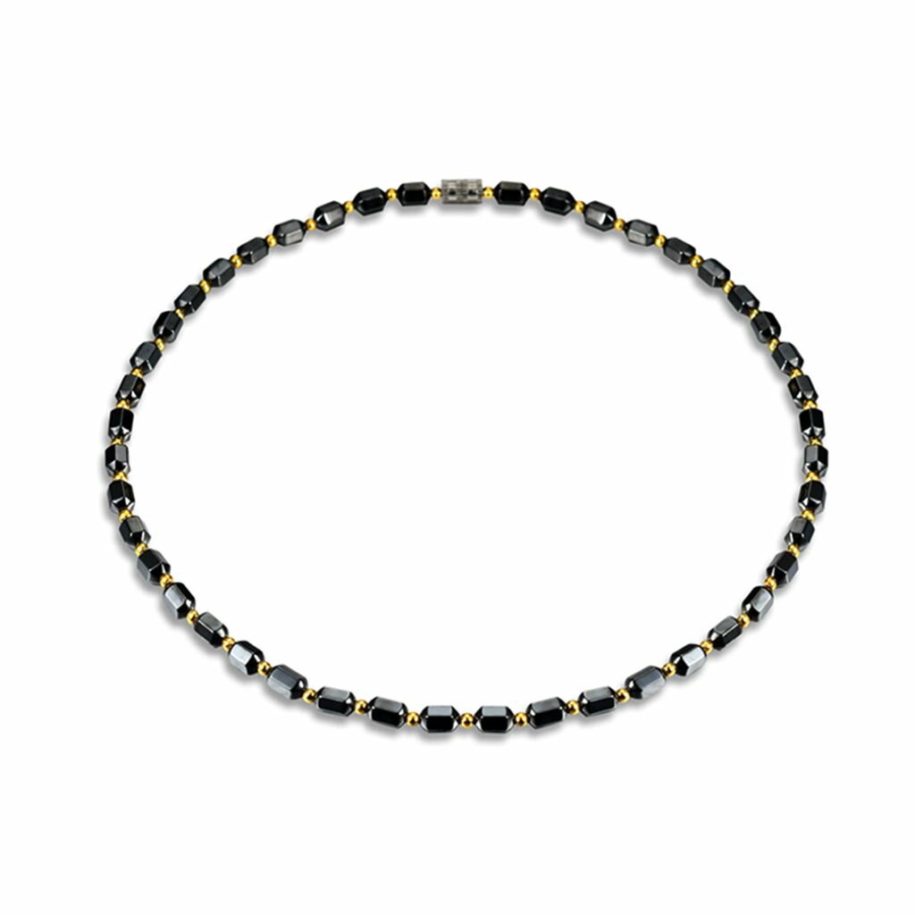 61171465 Магнит черный желчный камень ожерелье