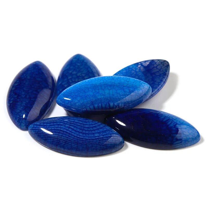 Кабошоны Агат 2 шт, 20x40 мм, Тиparts