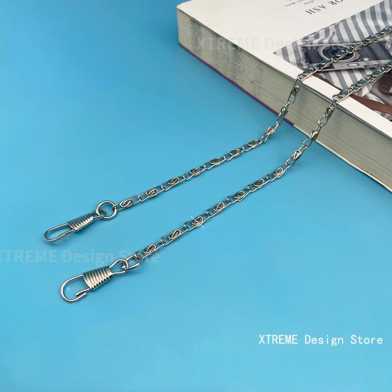 120 см женская металлическая цепочка для сумки, тонкий кошелек, сумка на плечо, цепочки для сумки, сменная цепочка для сумки, аксессуары для сумок