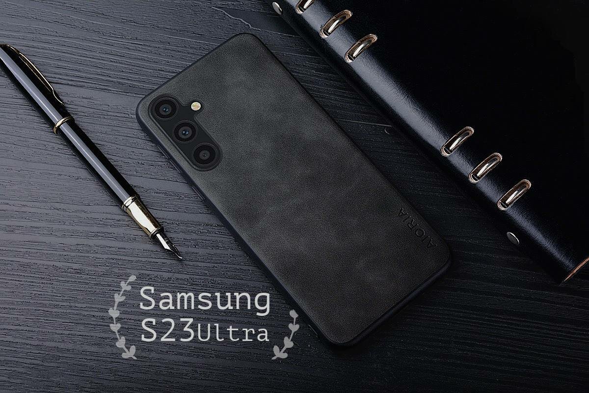 Чехол на Samsung S23 Ultra черный - Чехол самсунг S23 ультра черный
