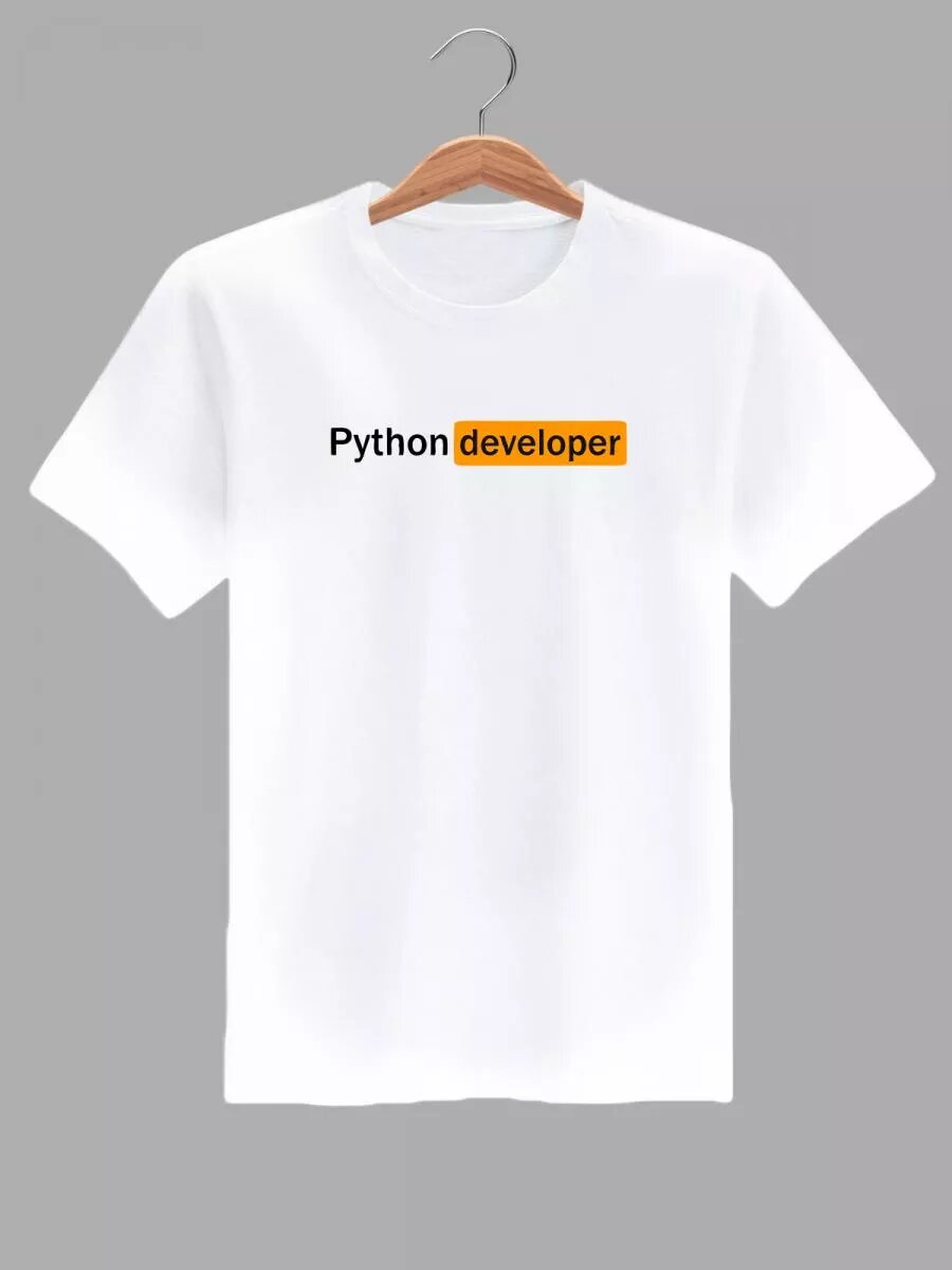 Футболка python developer