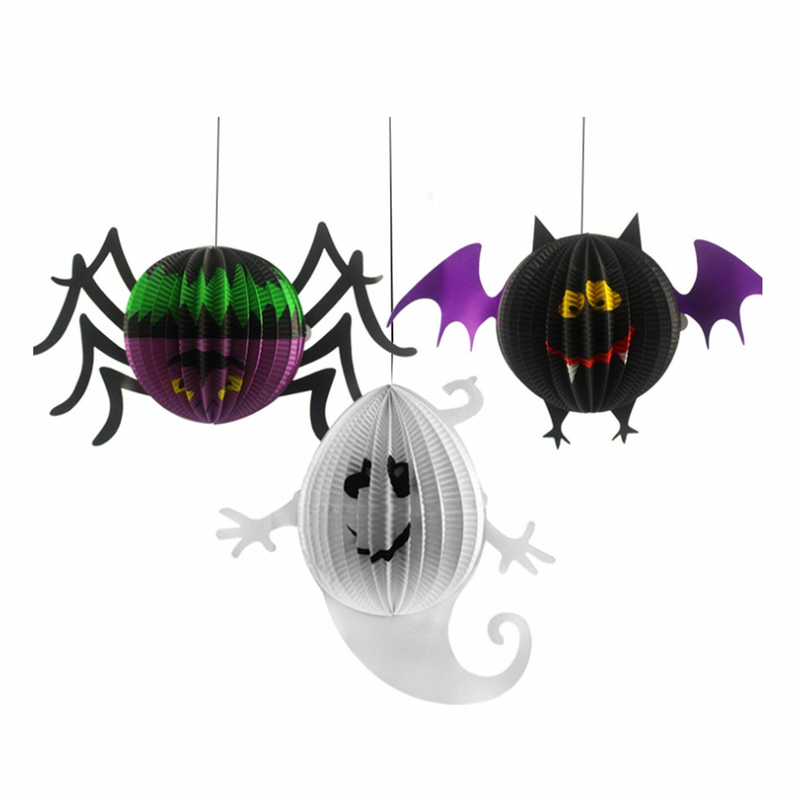 Бумажный фонарь-призрак летучей мыши-паука на Хэллоуин-Большой