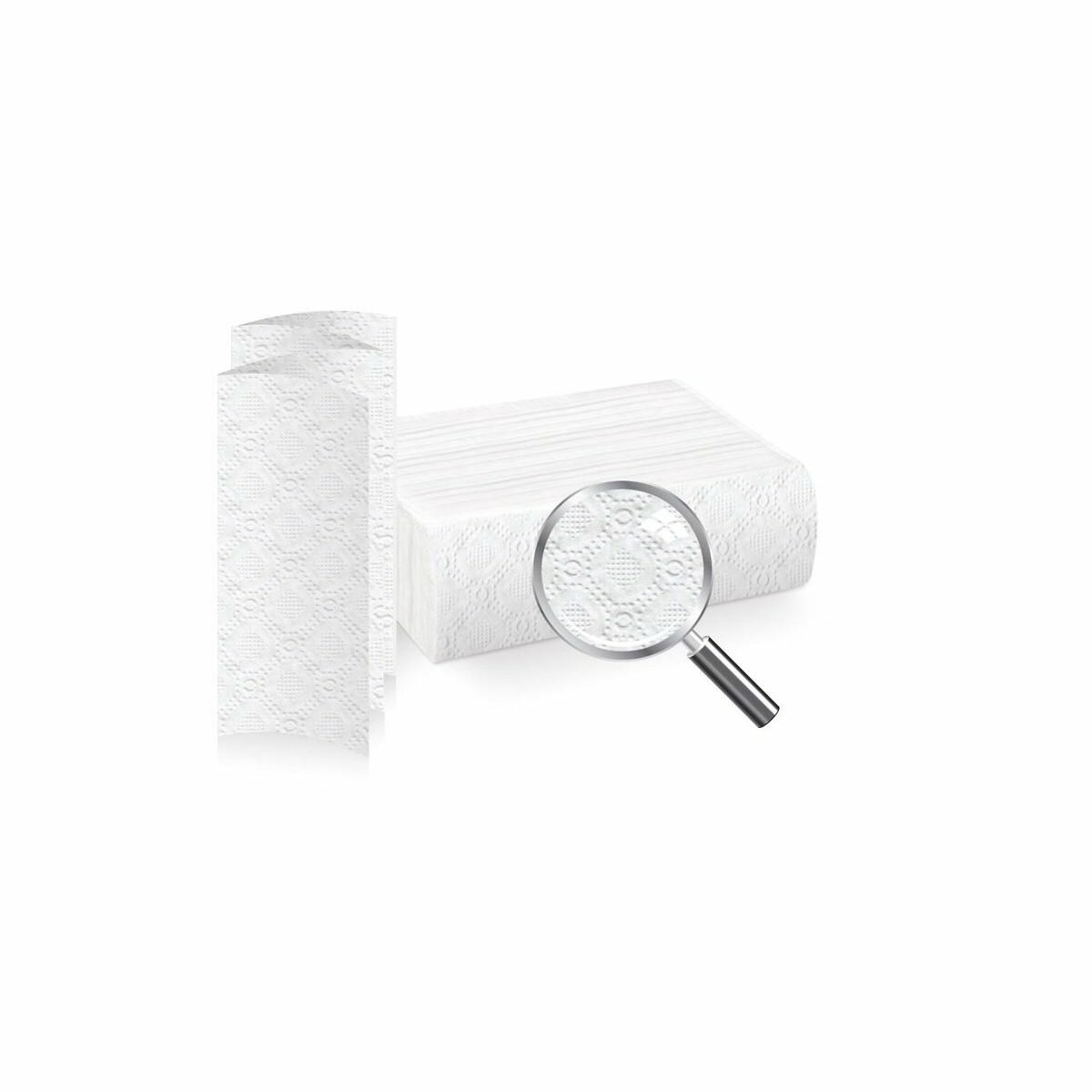 Полотенца бумажные 2-слойные Belux, листовые Z-сложения, 18 пачек по 150 листов (2487)