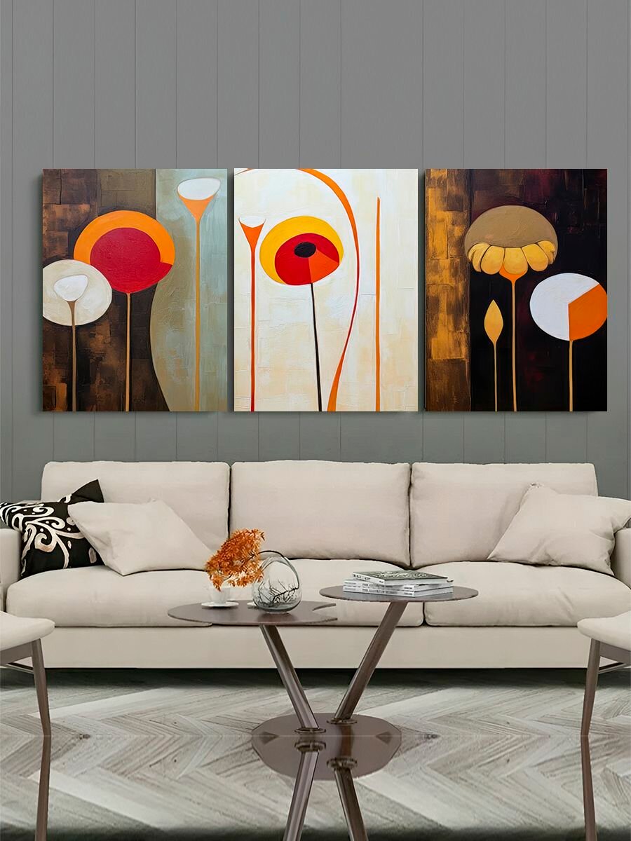 Картина на стену для интерьера от бренда Pechat Vip из категории Триптих 50х70 см.