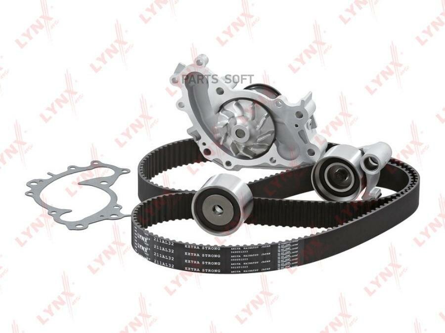 LYNXAUTO PW-1295 Комплект ремня ГРМ с водяным насосом LEXUS 3.0-4.0 ES 01-06 / RX 98-08 TOYOTA 3.0-3.3 Alphard 03-08 ()