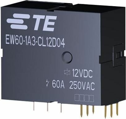 Реле TE Connectivity 2071366-2 2071366-2 силовое реле EW60 1NO AC/DC,12V 48Ohm 1шт