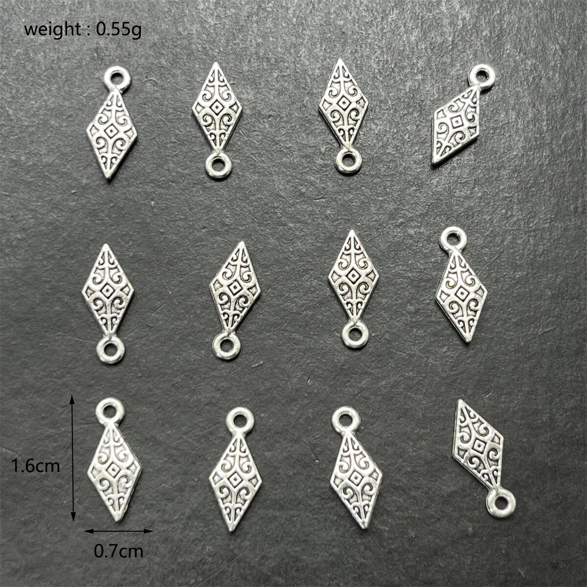 25 шт. Серебряные подвески в виде стрекозы, рыбы, бабочки, капли 04 silver 25pcs