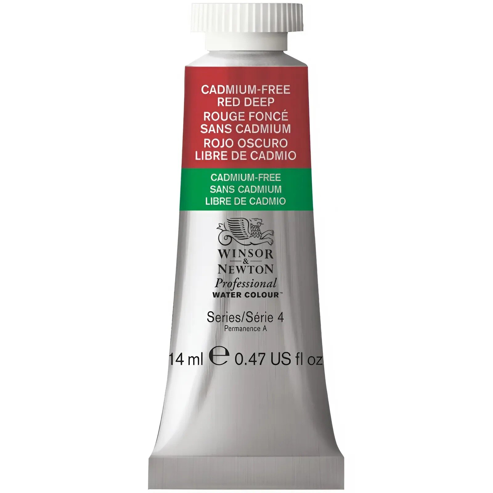 Акварель художественная Winsor&Newton "Professional", 14 мл, туба, насыщенно-красный бескадмиевый