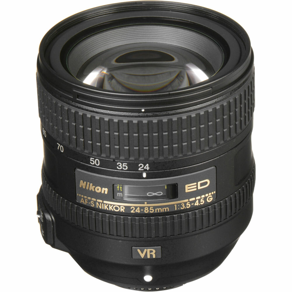 Объектив Nikon 24-85mm f/3.5-4.5G ED VR AF-S Nikkor, зум-объектив, черный