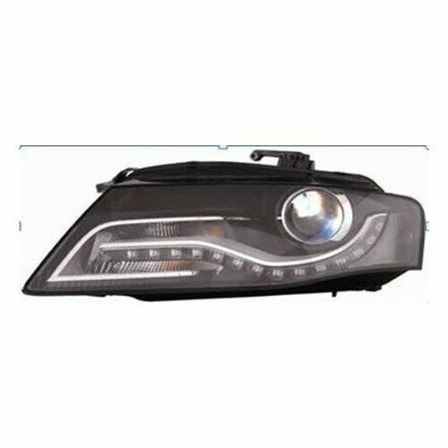 Фара L AUDI A4 07- D3S адаптивная черная Depo 4461122lmleam2