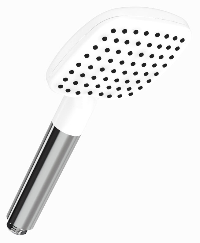 Лейка душевая ZENTA Милд,1-функциональная, 110мм белая (Z5001W)