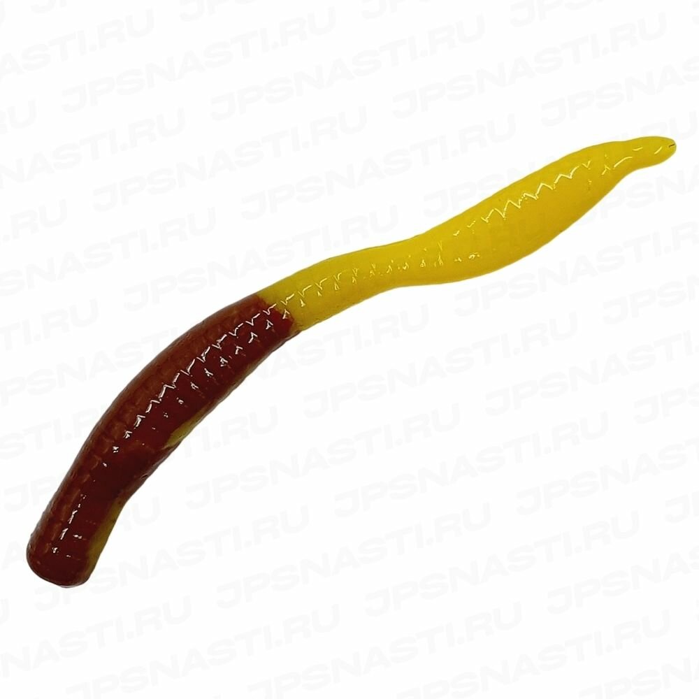 Силиконовые приманки на форель Cool Place Bomber Stretch, коричневый/желтый, сыр / Форелевые приманки Кул Плэйс