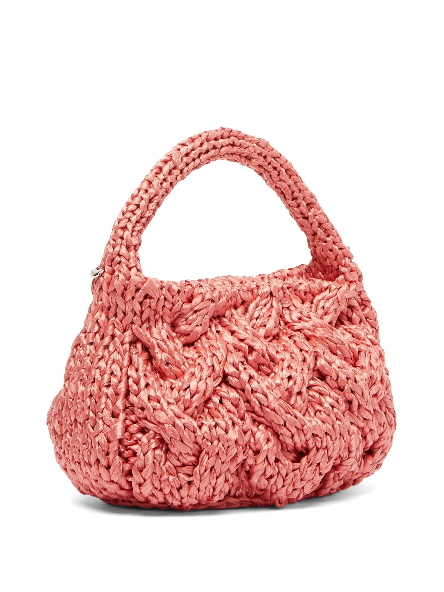 Сумка JW Anderson Cable Knit, pink — фото 1