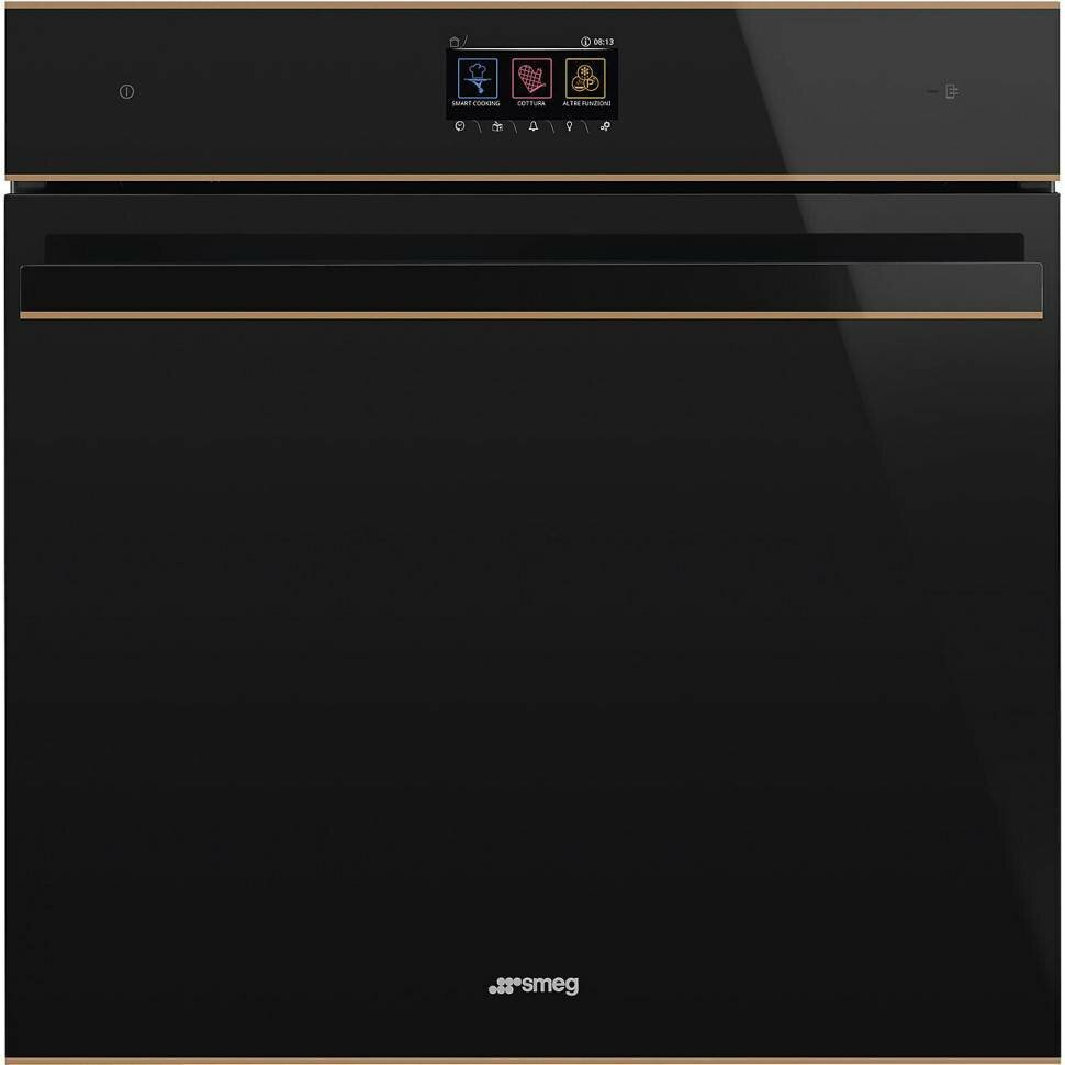 Шкаф духовой с СВЧ Smeg SO6604M2PNR