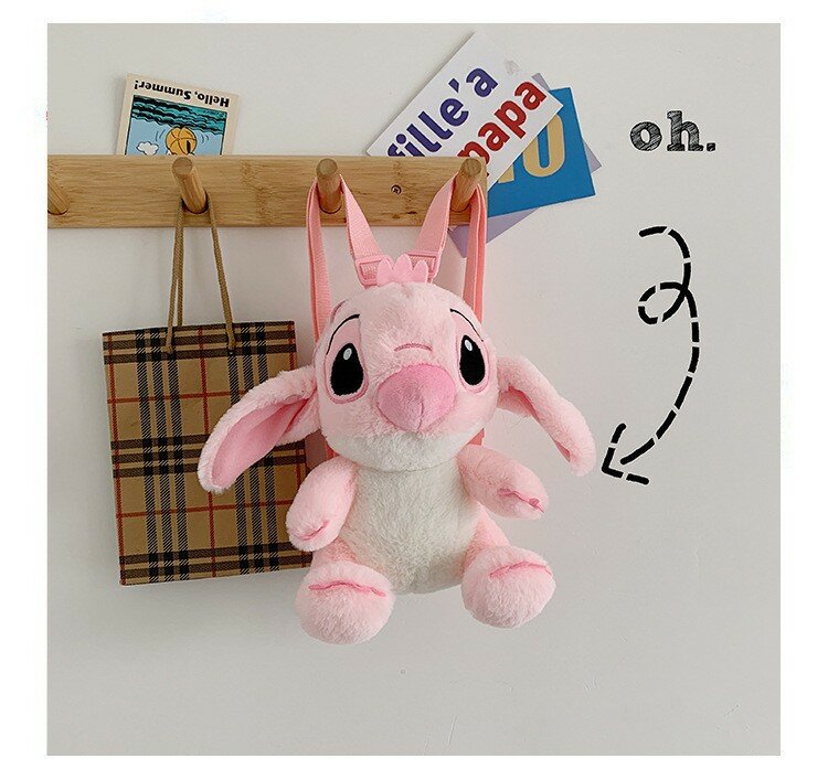 Короткий плюшевый рюкзак-сумка Stitch Series