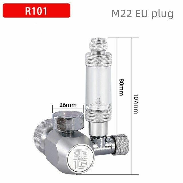 Система контроля давления CO2, характеристики и комплектация в M22 EU plug