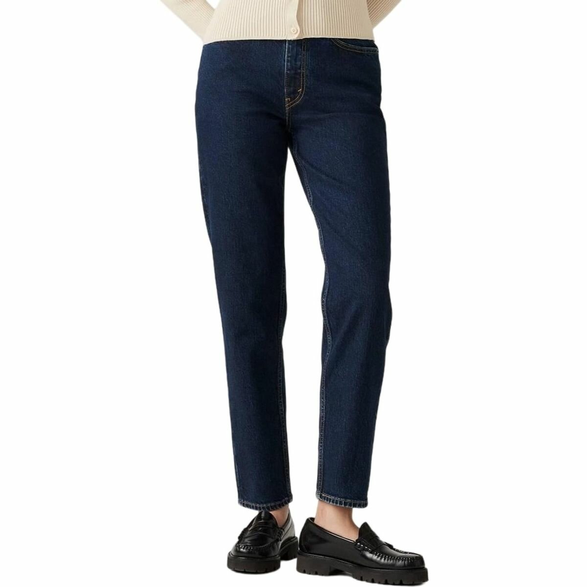 Джинсы мом 80S MOM JEAN DARK INDIGO - FLAT FINISH 