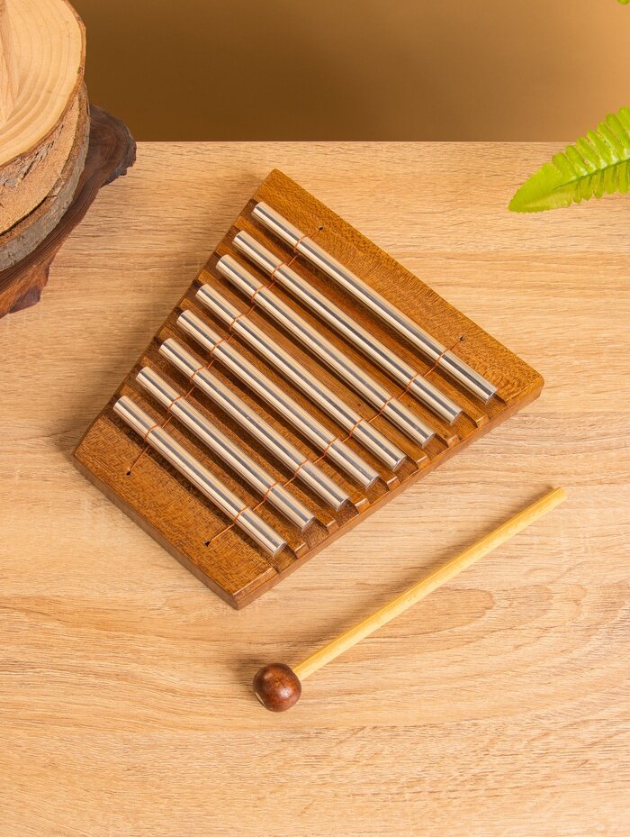 Сувенирный музыкальный инструмент "Ксилофон" суар, алюминий, 18х18х3 см