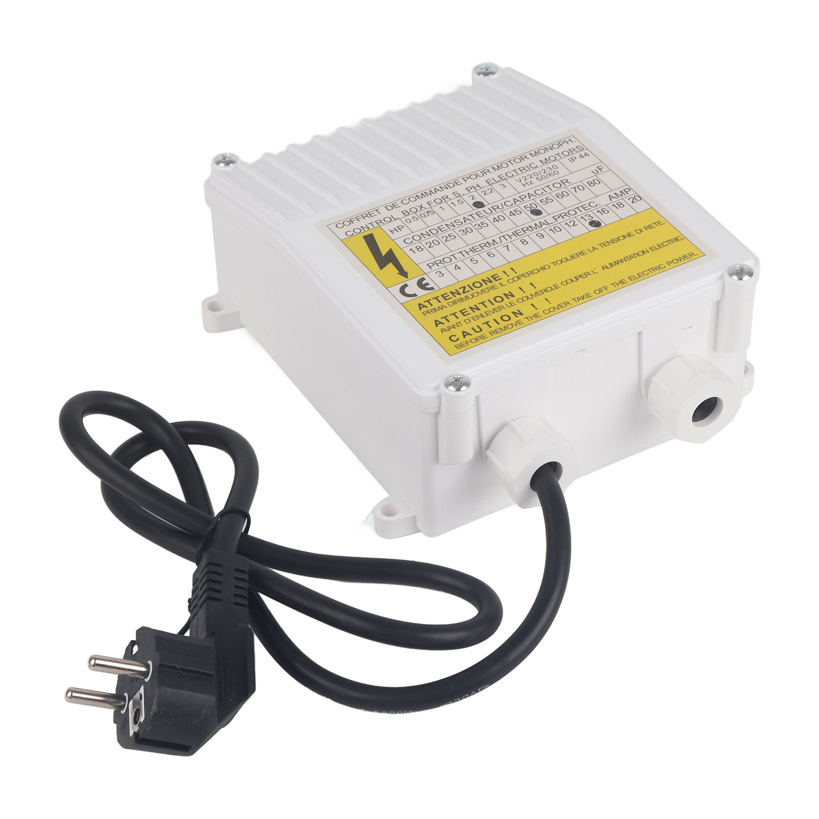 Блок управления насосом, 1,5 кВт, 2 л. с, 80 мкф, 25A, EU Plug