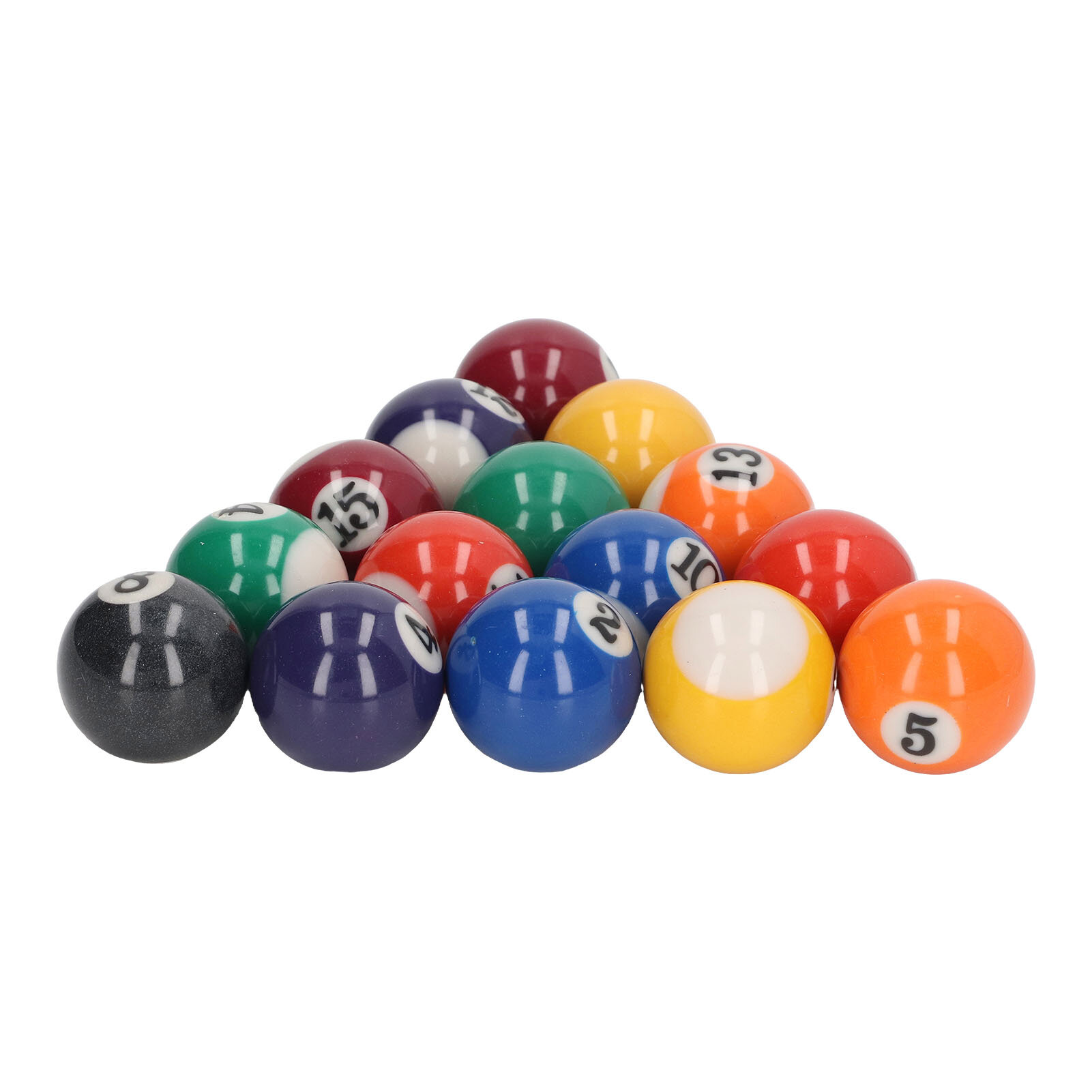 16шт Миниатюрные Бильярдные Шары Из Экологически Чистой Смолы Устойчивые к Удары Малый Набор Шаров Для Детской Игровой Комнаты Пул Таблица Диаметр 32мм