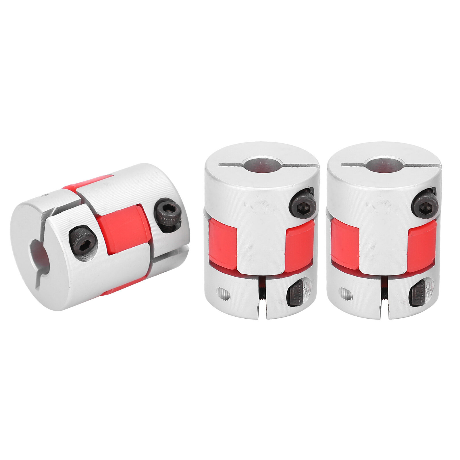 3 шт. гибкая муфта, комплект шариковых винтовых соединений из алюминиевого сплава, аксессуары для двигателя GMC‑25x30, внешний диаметр 25, длина 30, внутреннее отверстие 10–10