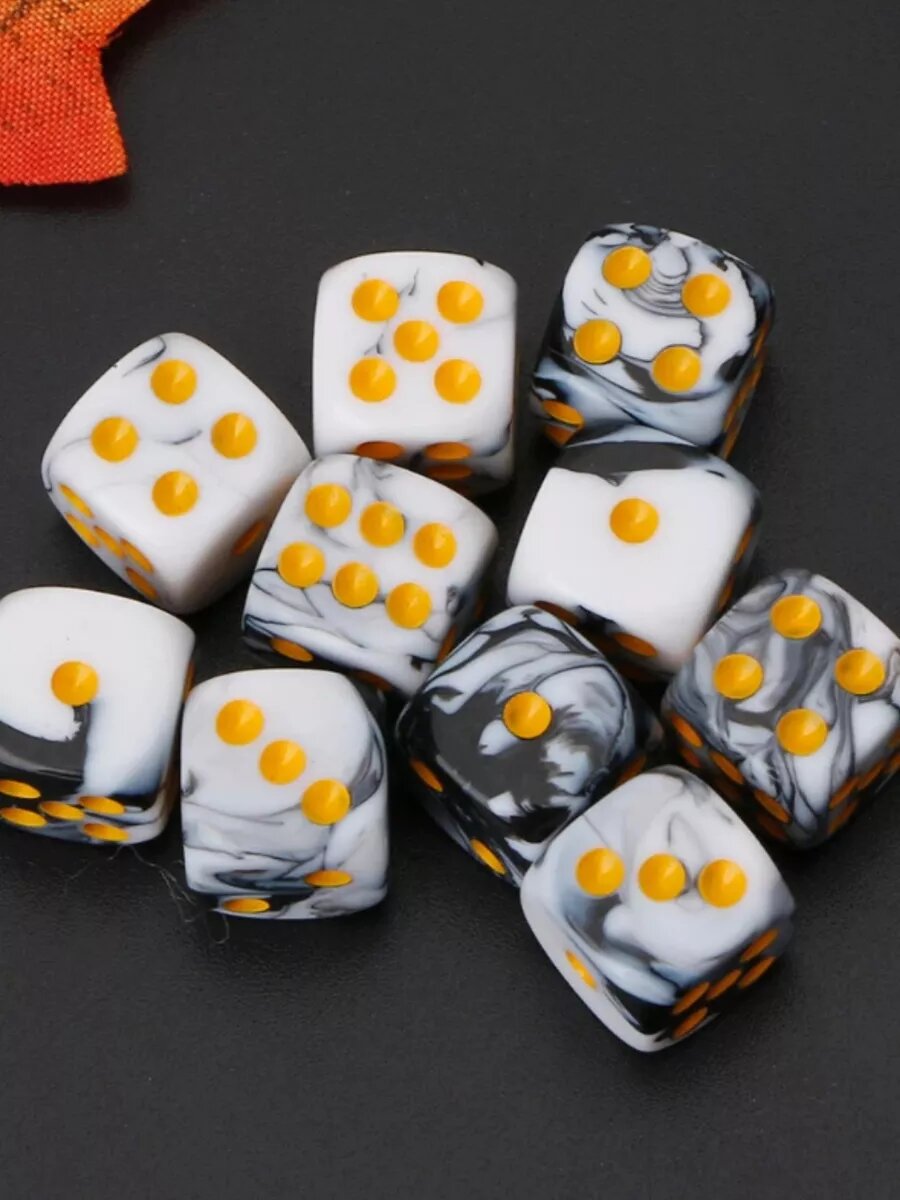 Кубик игральный 12 мм 2 шт