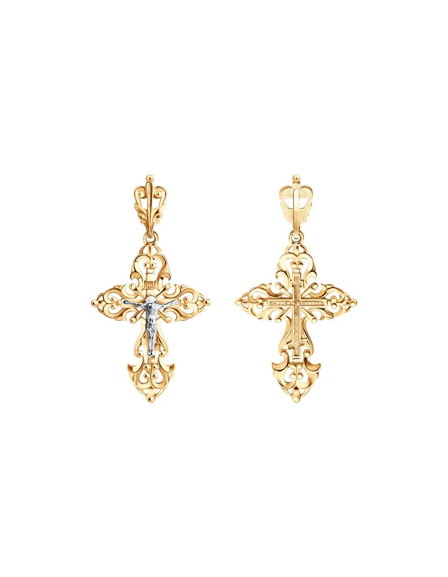 Подвеска, красное золото, 585 проба