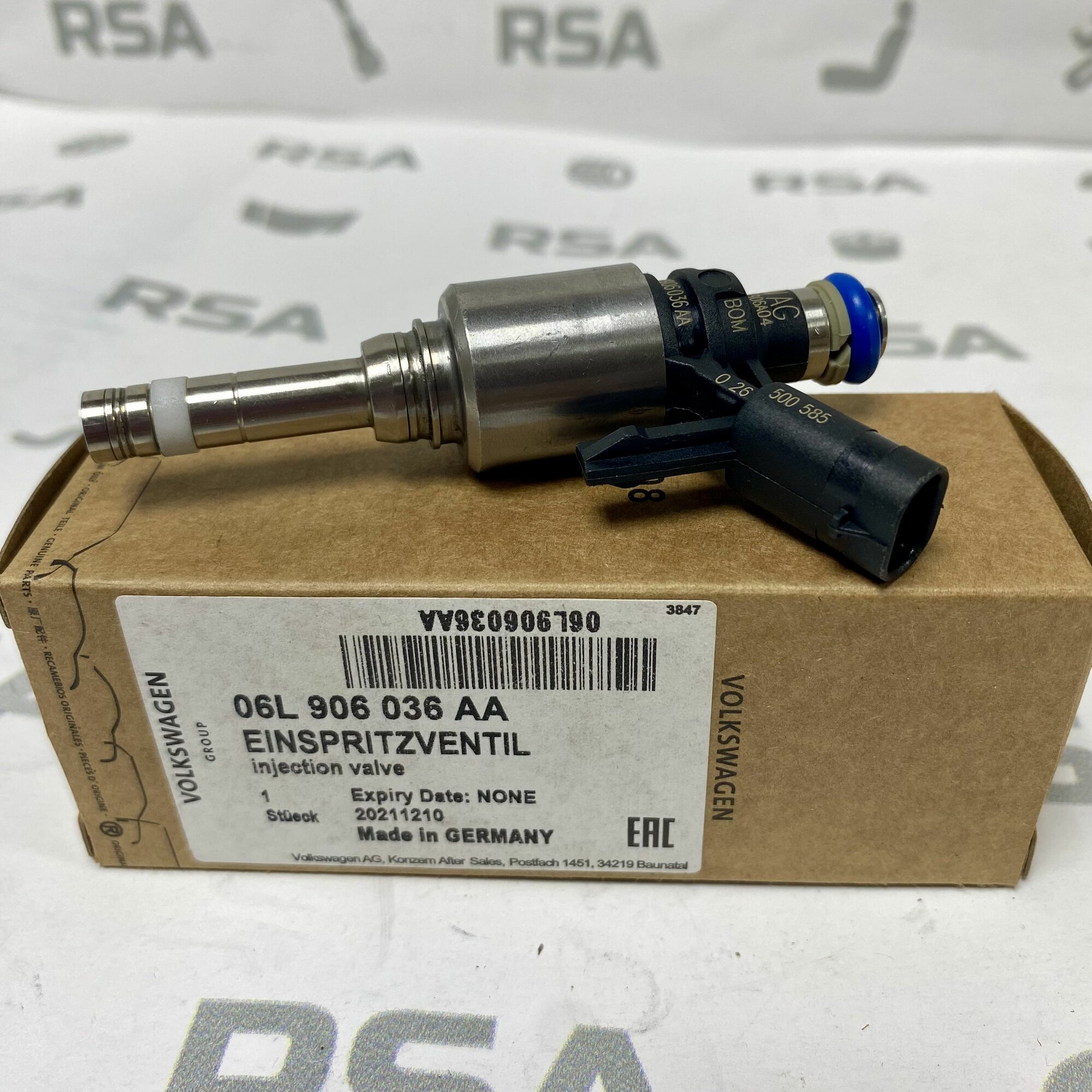Форсунка топливная VAG 2.0 TSI (VW/Audi/Skoda/Seat) арт. 06L906036AA, 1 шт.