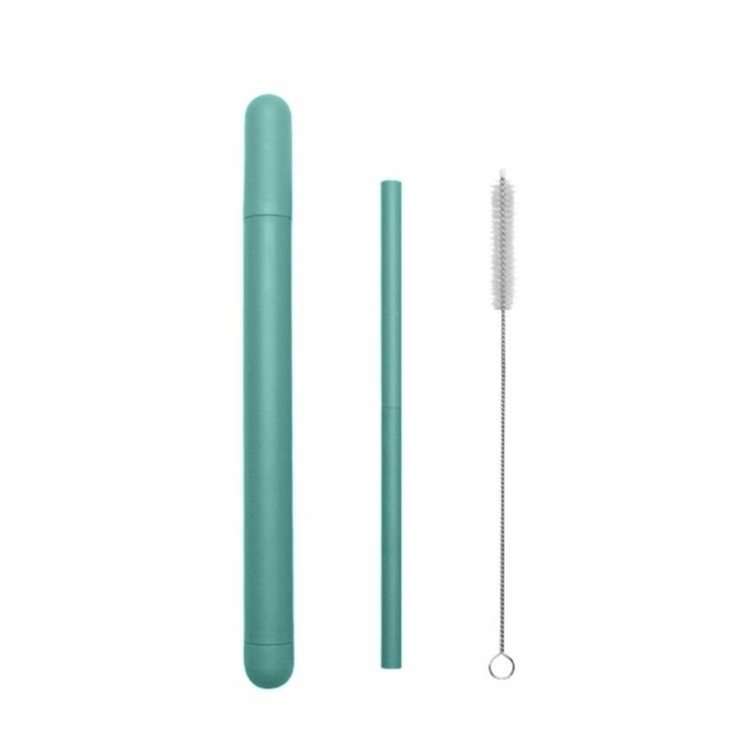 Многоразовые пшеничные соломинки, портативный питьевой экологически чистый сок для напитков, молочные коктейли