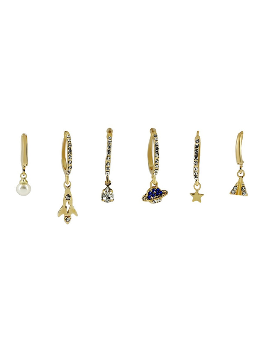 Комплект серег, стекло