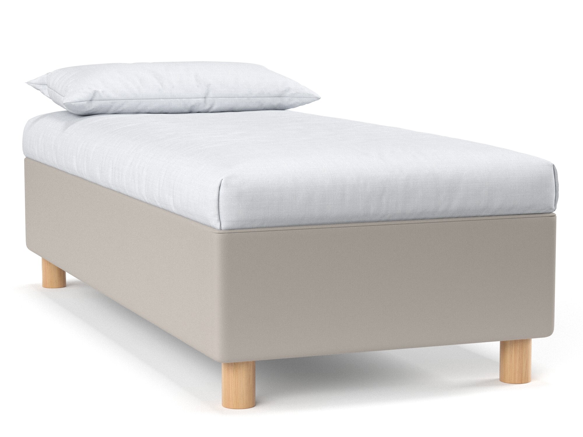 Кроватное основание Боулс 80х200, велюр, современный стиль лофт