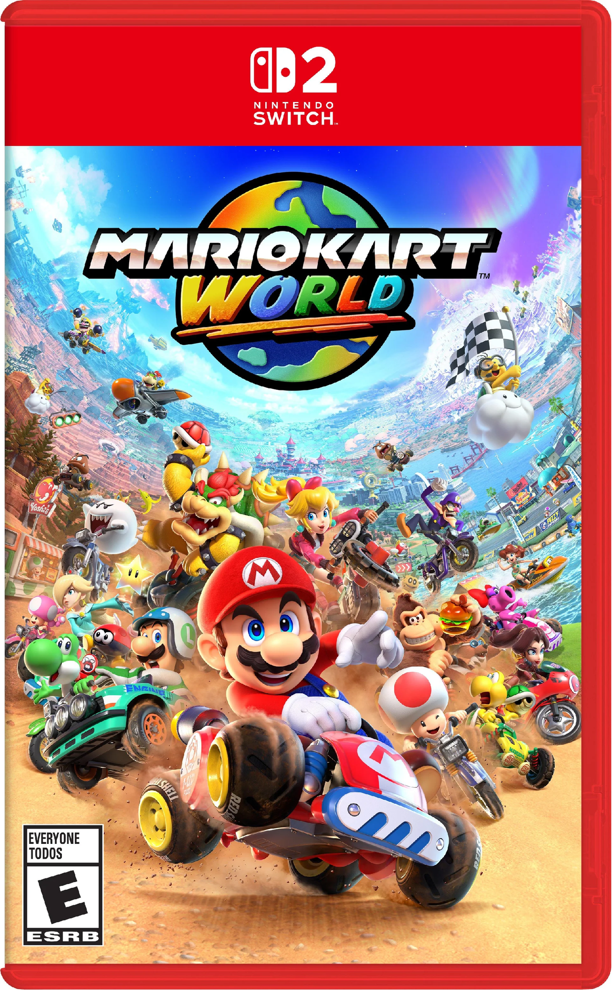 Игра Mario Kart World (Nintendo Switch 2) Русские субтитры и интерфейс