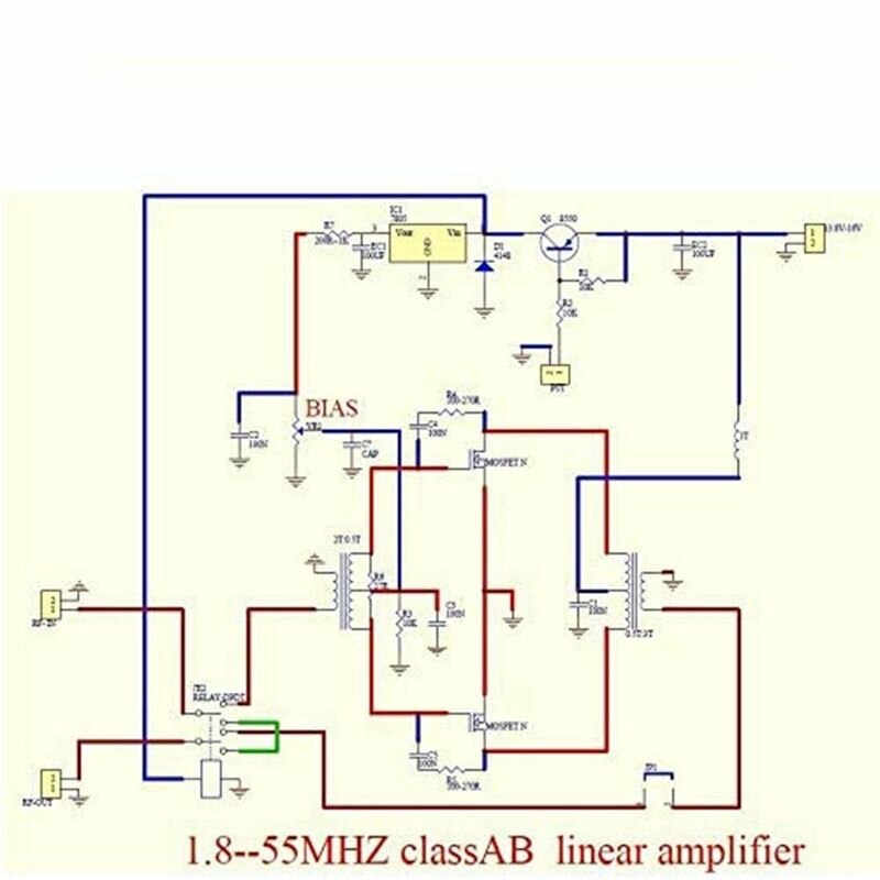 (T B A J) Наборы совместим с самостоятельной сборки MINIPA100 1,8-54 МГц 100 Вт SSB линейный КВ усилитель мощности FT-817 KX3 FT-818 IC-703 CW AM FM